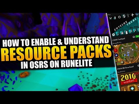 Exploring & Understanding Resource Packs In RuneScape | Runelite Settings Guide