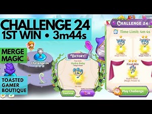 Merge Magic Challenge 24 • 3m44s On 1st Win ☆☆☆
