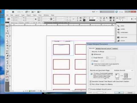 InDesign Tutorial : How to Perform a Data Merge in Adobe InDesign CS5