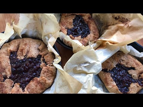 Easy Rustic Galette Pie Tart Scratch Made Crust with Filling Start to Finish