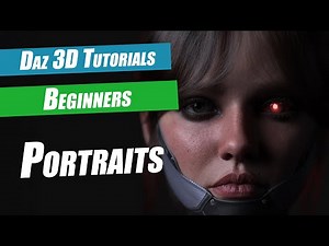 Daz 3D Beginners Tutorial : How To Create Portraits