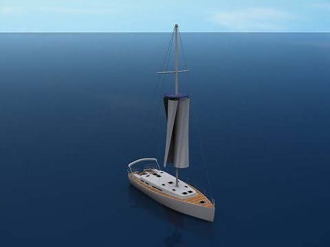 Electric yacht - Electric wind turbine ship ( A New method of sailing )