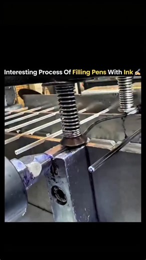 🌎 world's_fact on Instagram: "Pens are filled with ink through a controlled industrial process. Ink is measured precisely and injected into the pen reservoir using automated machines. Sealing mechanisms prevent leaks and ensure consistent flow. Quality control checks monitor ink levels, air bubbles, and proper sealing. This process guarantees that every pen writes smoothly and maintains its performance over time. via : @selena_pendigital #facts #knowledge #didyouknow #innovation #technology exp