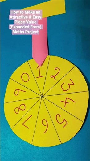 Place Value (Expanded Form) Grade 2 Maths Project 🌟📘 #shorts #placevalue #kids #project