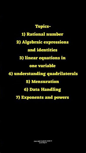 📚 Class 8 Maths Board Exam 2026 Important Topics| Expected Questions|NCERT Based तैयारी |Score 90%