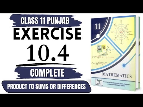Class 11 Math Ex 10.4 || 11th Math Exercise 10.4 || First year Math Ex 10.4 || Punjab Boards 2025