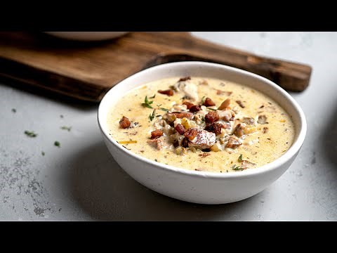 Keto Clam Chowder Recipe [Slow Cooked with Bacon]