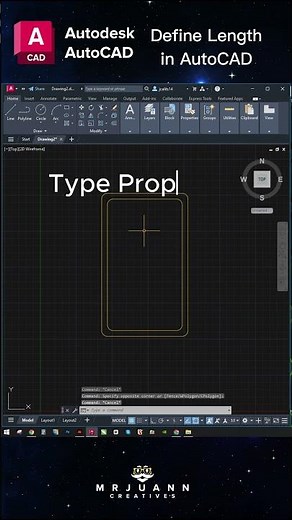 How to find measurement length of object in AutoCAd - autocad tutorial
