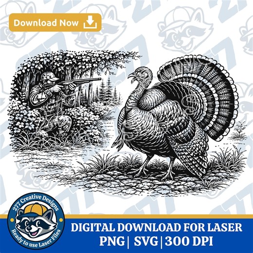 Hunting Wild Turkey Themed Diy Laser Engraving Design DIY Laser PNG SVG Cut File for Laser, Sublimation (digital Download) - Etsy UK