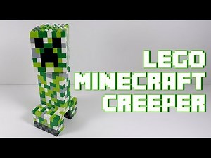 LEGO Minecraft Creeper - How to Make a LEGO Minecraft Creeper