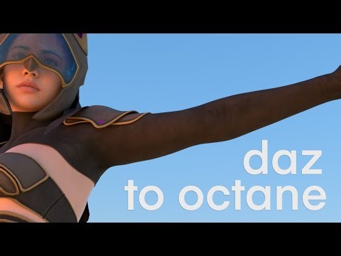 quick tips: Daz to octane materials (easy)