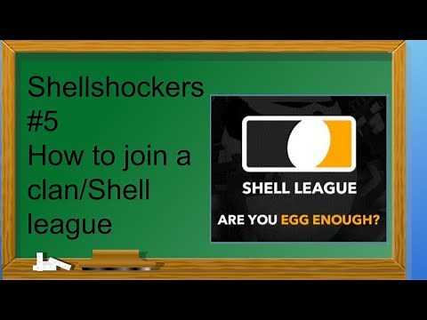 Shellshockers #5 How to join a clan in Shell League