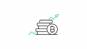 Download Cryptocurrency economy icon animation. transparent background for free