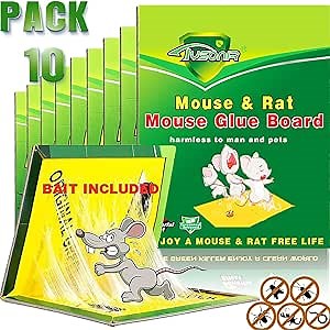 Mouse Traps,Rat Traps,Mouse Glue Boards Professional Strength That Work Capturing Indoor and Outdoor Rat