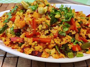 Vegetable Poha | Mix Veg Poha Recipe | Healthy Breakfast Recipe| Quick snack Recipe