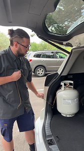 It's grilling season, and Gear Genius Zach is here to show us a great way to secure your propane tank in the back of your car. | Nite Ize