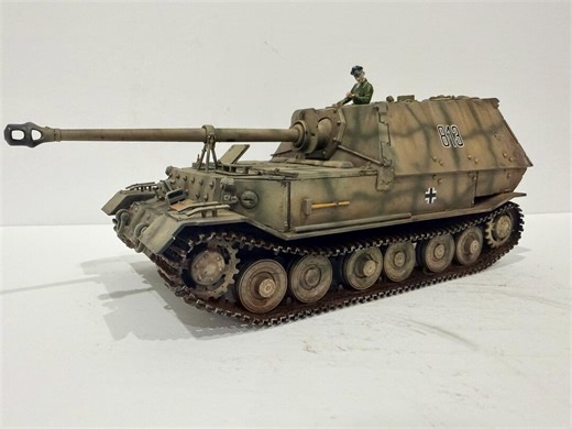 Panzer Tank Elefant German 1/35 Scale Model Tank Destroyer Sdkfz 184 Kursk. Finished Pro Built Ready to Ship. - Etsy