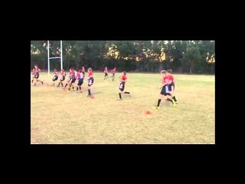 Defensive line Drill (Rugby League)