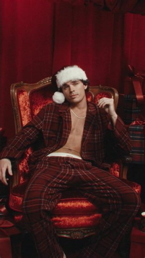 OBB Media on Instagram: "Let Hot Santa take care of you this holiday season girl…☕️  Kimsmas LIVE! featuring @nicolasvans"