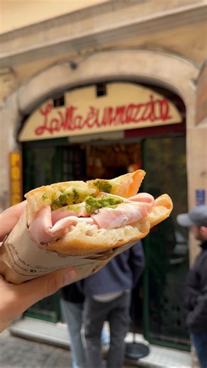 Rome So Much on Instagram: "Hidden Sandwich Spot in Rome you need to try ✨: 📍 La Vita è Un Mozzico @lavitaeunmozzico7190 A tiny, authentic spot near Piazza del Popolo known for well filled sandwiches made with excellent Italian products. Fresh bread, quality porchetta and cured meats, and a lively, no frills vibe that feels truly Roman. Ideal for a quick stop that delivers real flavor. ✨ Via Angelo Brunetti, 4, 00186 Roma #rome #roma #italy #streetfood #sandwich"