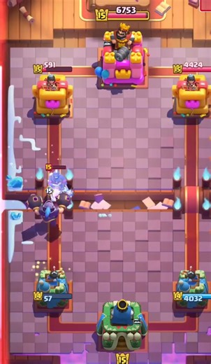 firecracker saves my match #clashroyale