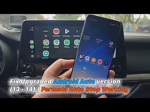 Fix Upgraded Android Auto version (13 - 14) | Fermata Auto Stop Working