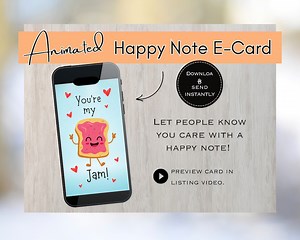 Digital Ecard, Text Greeting Card, Positive Note, Just Because Card - Etsy UK