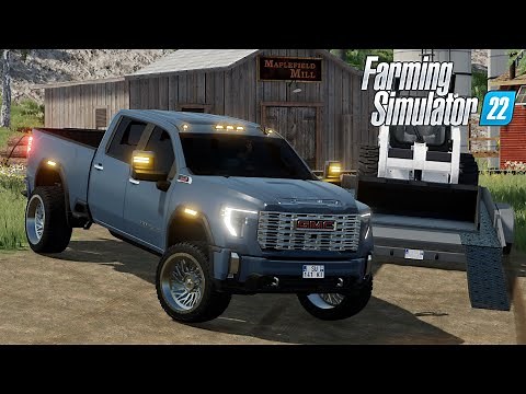 FS22 - 2024 GMC Sierra 2500 - New Car mod for Farming Simulator 2022 Roleplay