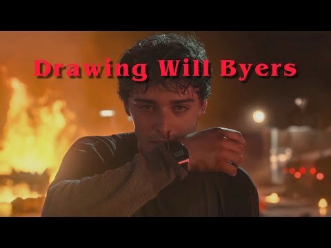 Drawing Will Byers's Iconic ST Scene | Hyperlapse || How to Draw | Easy Drawing #strangerthings5