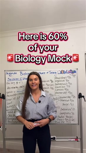 60% of your Biology paper is based on Section C! Full exam structure and timing over on my website under the ‘home’ tab! #stem #leavingcertbiology #irishtiktok #study #teachersoftiktok