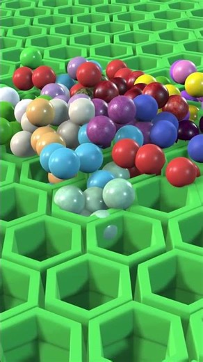 Satisfying 3D Animations balls falling 🤩😍🤩! Hypnotic 3D Loops #82 #shorts
