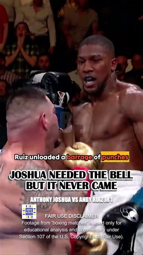 🥊 Anthony Joshua WENT DOWN! The bell rang BUT the COUNT WENT ON!