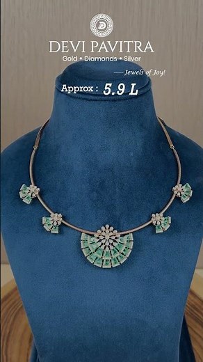 VVS EF Diamond Necklace | Approx ₹5.9 Lakhs | Luxury Diamond Jewellery | Devi Pavitra