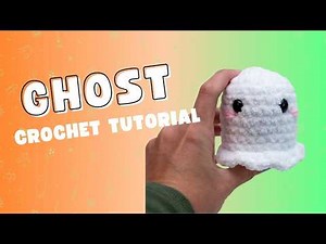 How to Crochet a Ghost Amigurumi (Easy & Quick) | Cute Halloween Crochet Pattern