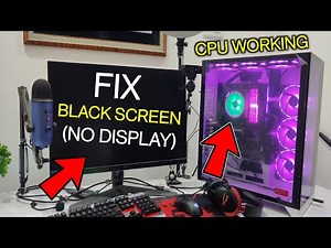 How To Fix Black Screen (No Display) After Upgrading RAM in Windows 10 & Windows 11 in PC and Laptop