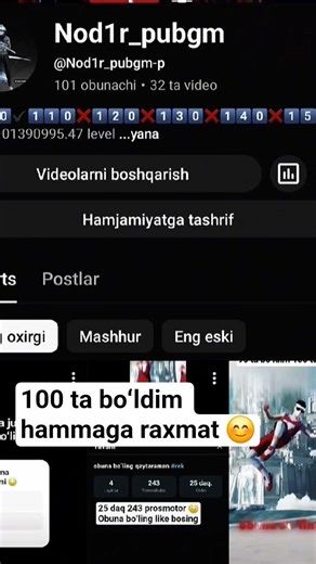 150 taga harakat obuna boʻling #rekkachiq