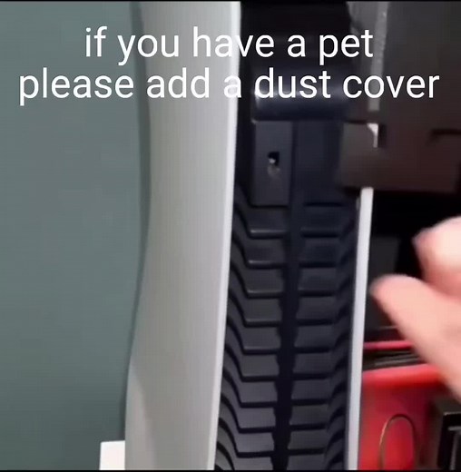if you have a pet , please add a dust cover for your Playstation 5.#ps5secured #dustcaver #game #playstation #PS5 #foru #get