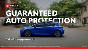 Guaranteed Auto Protection may help cover the difference between what your car is worth and what you still owe if your vehicle is declared a total loss. Learn more: https://toyota.us/3G2nhMJ | Toyota Financial Services USA