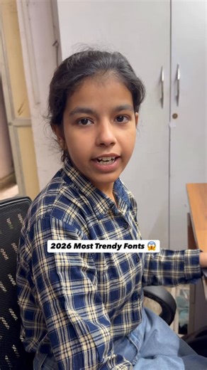 Spark Computer Education on Instagram: "2026 Most Trendy Fonts 😱 . #sparkcomputereducation #trending #computer #graphicdesigner #photoshop"