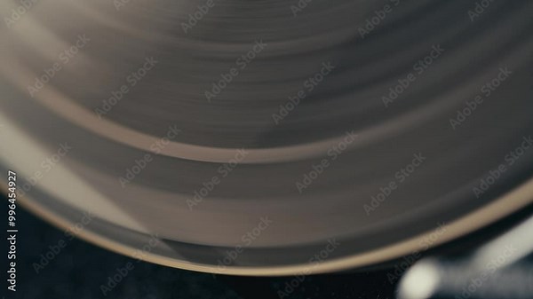 Tape audio music player, studio magnetic tape, vintage retro spool reel to reel player and recorder, magnetic tape data storage close up, music studio.