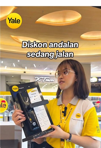 Awasss darip pasa takut dilihatin dia, mendin lihatin smart lock YE 50 NxT yang sedang ada diskon 50% #yale #yalesurabaya #fyp #yalesmartlock #smartlock