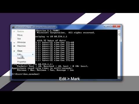 How To Do A Ping Test