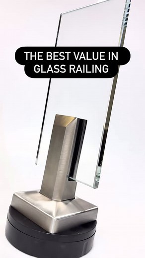 Our Summit rail spigot system is engineered for all surface mount applications and offers the best value in frameless glass railing. 🪟🔩 Contact us today to learn more! | American Structures & Design