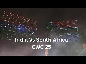 Experience Ind vs SA CWC Final: Fireworks and Drones Light Up the Sky