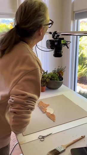 “Prepare yourself to be awestruck by Vicki Rawlins’ flower portraits” - POPSUGAR ✨ “Sometimes the most beautiful works of art come straight from Mother Nature” - MASHABLE ⭐️ “Using scissors and tweezers, Vicki arranges foliage and blooms into intricate scenes” - MIDWEST LIVING 💫 Our collectors are loving their pieces too! Read their reviews and find the print that speaks to your soul at SisterGolden.com! | Sister Golden