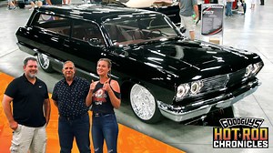 This immaculate 1963 Chevrolet Impala 2-door Wagon is winner of the prestigious Riddler award, and as host Emily Williams Reeves walks you around the build with owner and builder Brad Ranweiler you’ll see why. No detail was missed on this home-build which was years in the making. For more information on this impressive build, check it out on Fuel Curve here: https://www.fuelcurve.com/impressive-63-impala-wagon/ | Goodguys Rod & Custom Association