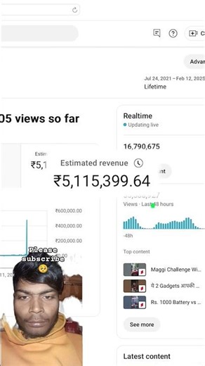 Tech Master YouTube Earnings Exposed🤯#shorts #shortsfeed #viralshorts#razatech88