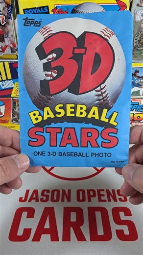 1.6K views · 38 reactions | 1985 Topps 3D Baseball Stars Pack Rip #PackOpening #packopening #reelsviral #reelsfacebook #vintagebaseballcards #youtubereels #baseball #jasonopenscards #baseballcards #sportscards #youtuber #topps #whodoyoucollect #thehobby #DaleMurphy #dalemurphy | Jason Opens Cards | Facebook