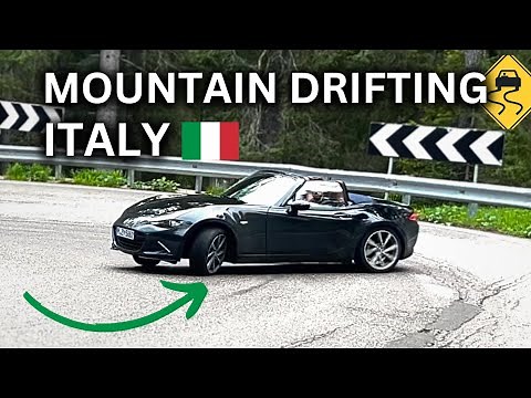 DRIFTING the Mazda MX5 ND G184 on Italian Mountain road | POV Drift Passo GIAU 🇮🇹 | 4K