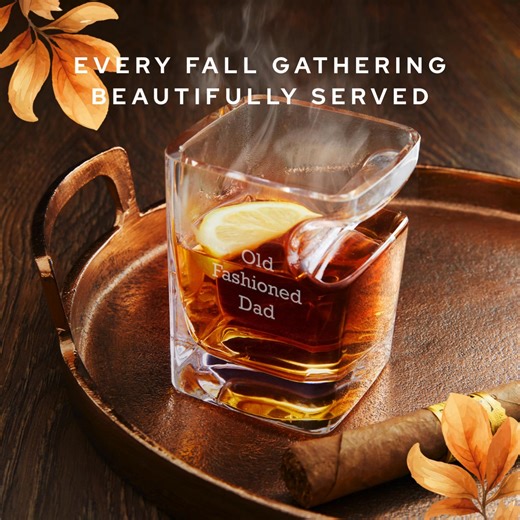 16 reactions | Raise a glass to fall evenings, golden hours, and personalized barware made to shine.  | Things Remembered | Facebook